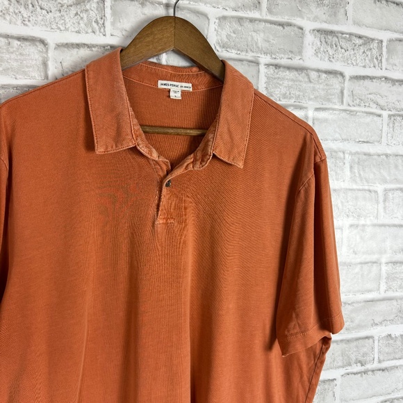 James Perse | Shirts | James Perse Los Angles Burnt Orange Casual ...
